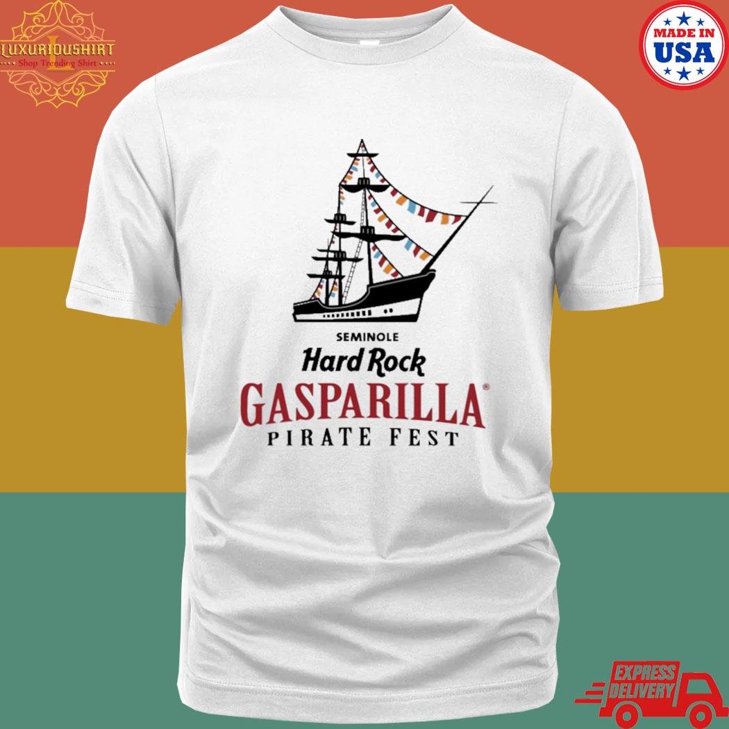 Official Seminole hard rock gasparilla pirate fest shirt ...