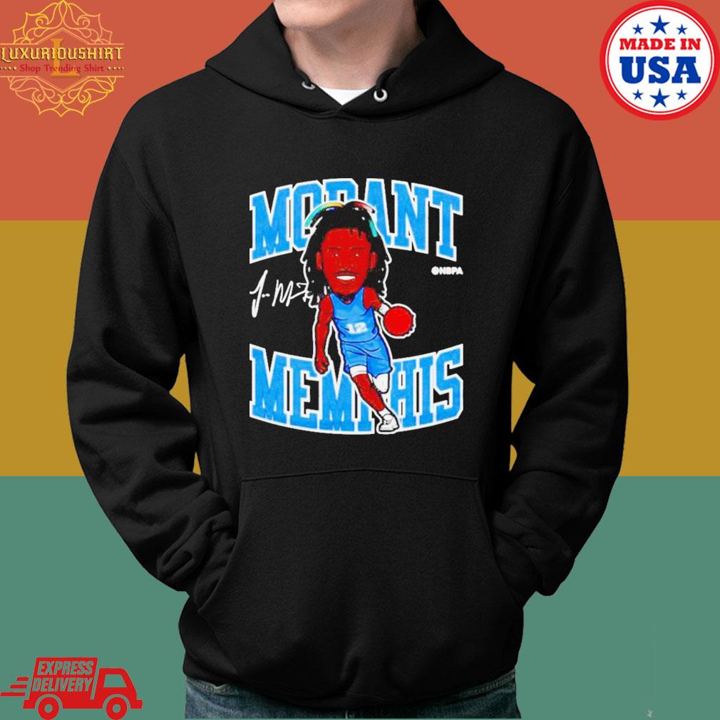 Official Ja Morant Memphis Cartoon Player Signature Shirt ...