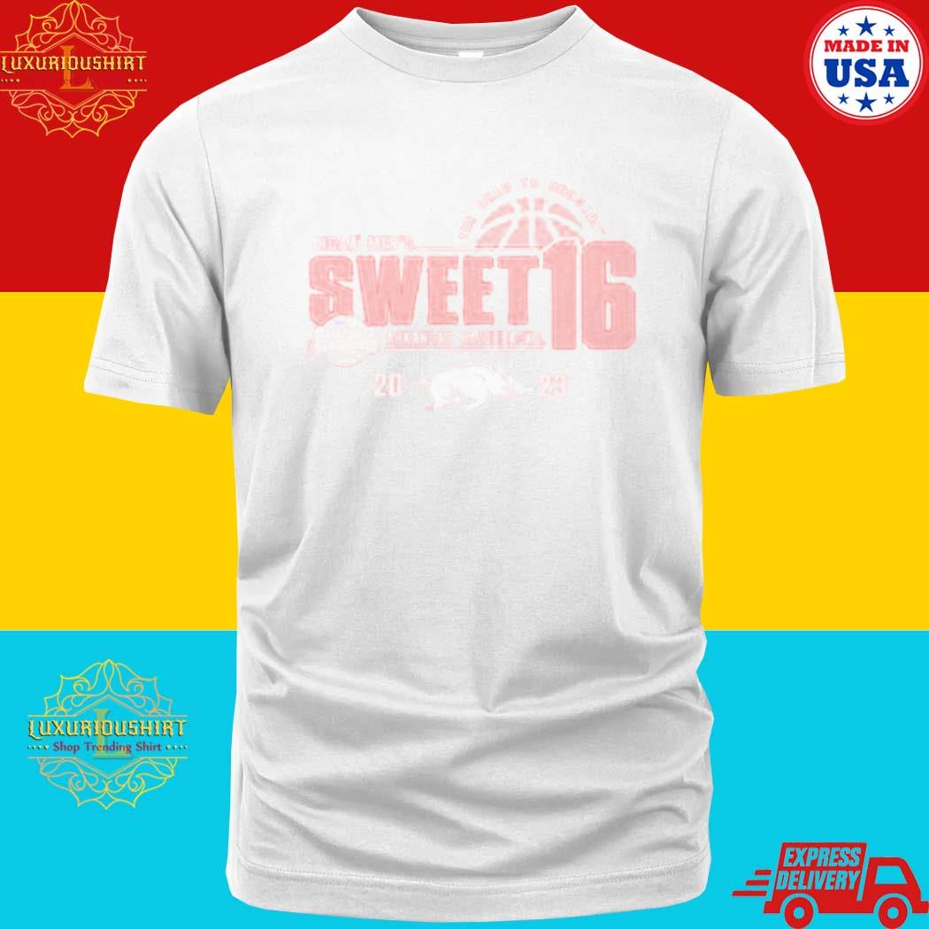 arkansas Razorbacks 2023 Sweet 16 Ncaa Shirt – AETEMITEE