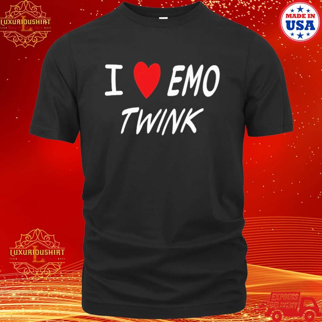 Luxurioushirt - Official octopus I Heart Emo Twink T-Shirt