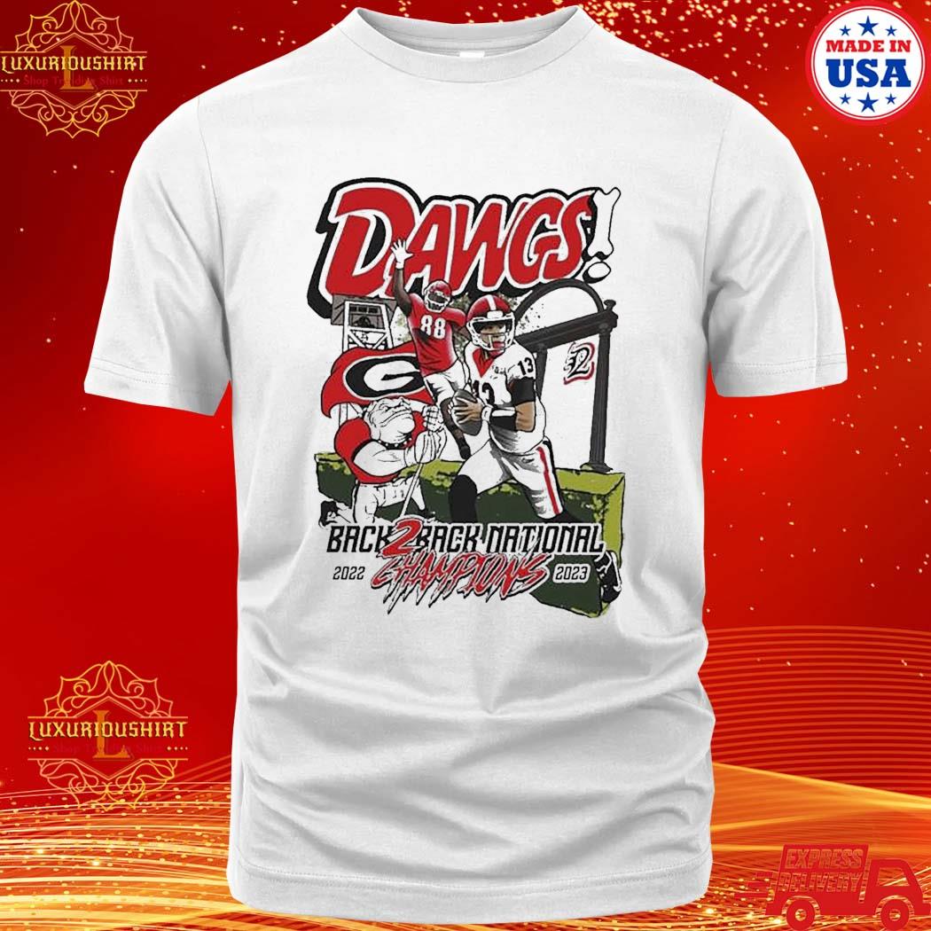 Luxurioushirt - Official uga Dawgs Back2back Champions 2022-2023 Shirt