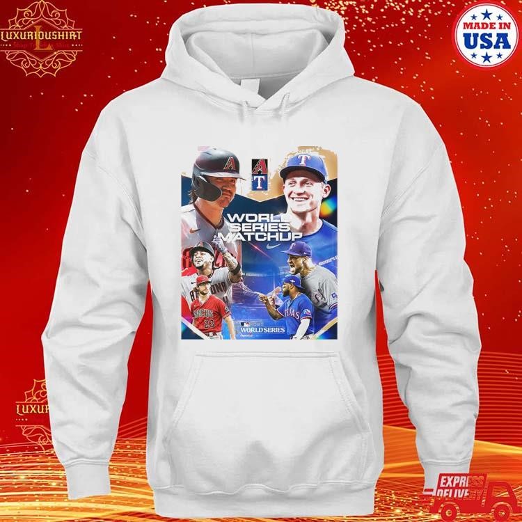 Official Arizona Diamondbacks vs Texas Rangers 2023 World Series Champions Matchup Shirt, hoodie ...