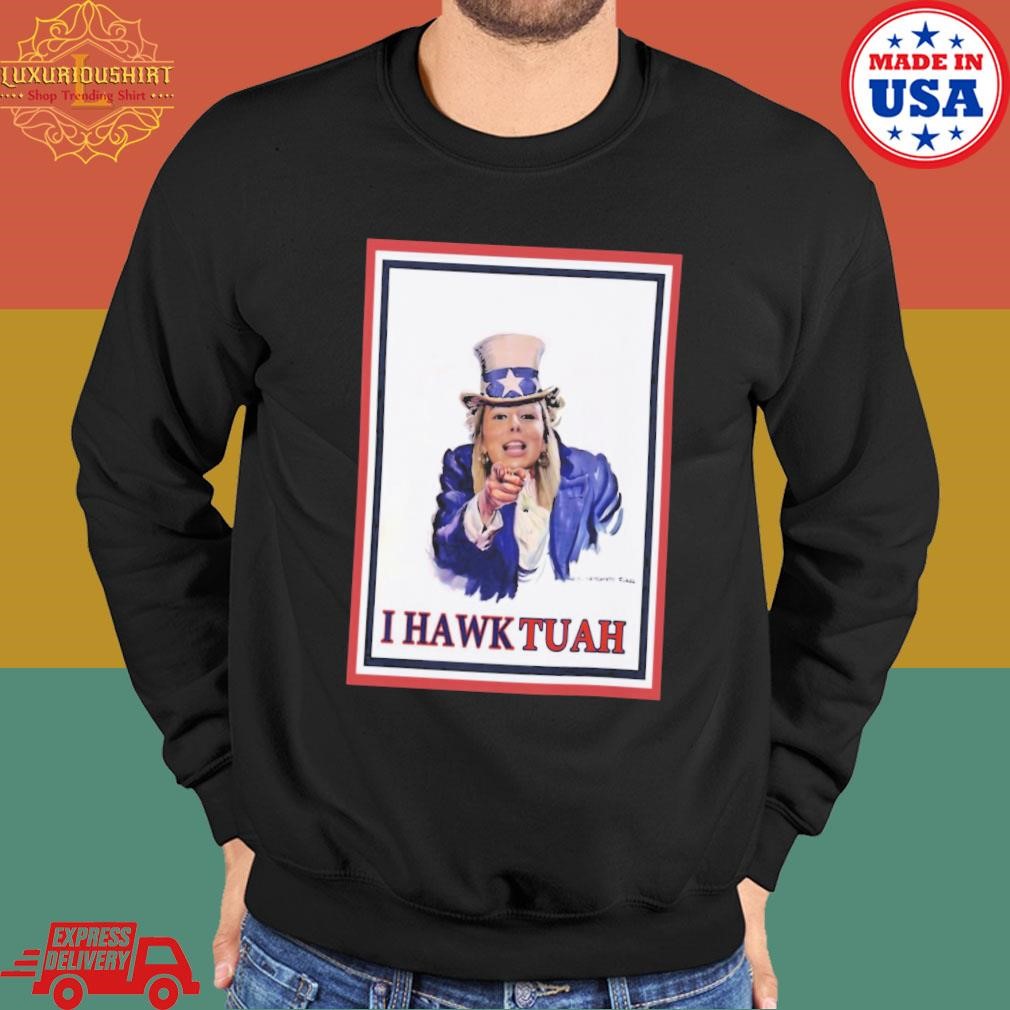 Official I Hawk Tuah 24 Uncle Sam Make America Great Again T-shirt ...