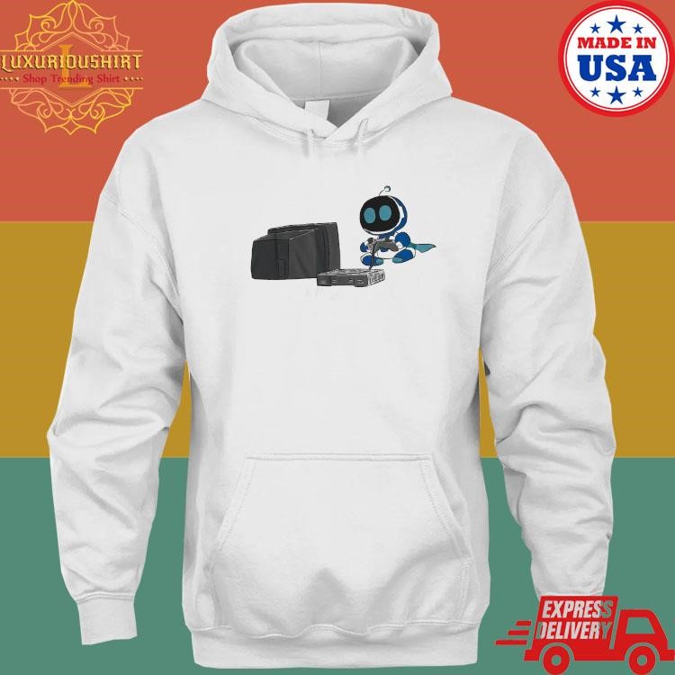 Official Astro Bot Team Asobi Playing Video Games T-shirt, hoodie, tank ...
