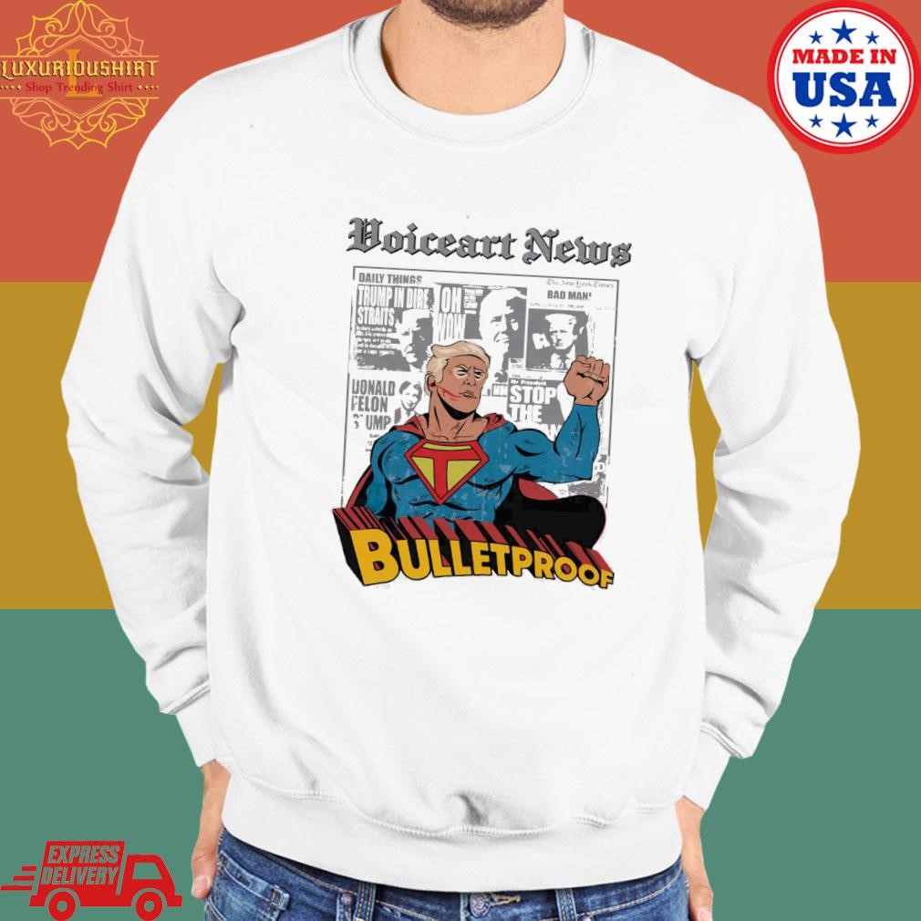 Official Doiceart News Donald Trump Bulletproof Superman Trump Was ...