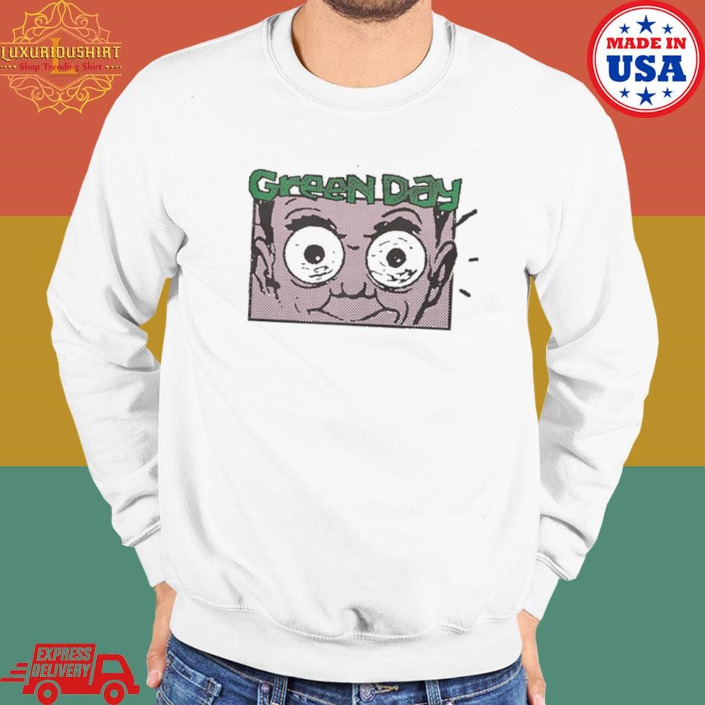 Official Green Day Bulging Eye Guy Shirt, hoodie, tank top, sweater and ...