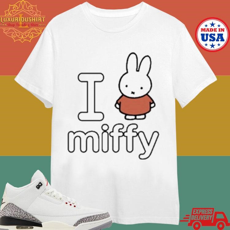 Official Natahrie Miffy X Daisy Street I Love Miffy Shirt, hoodie, tank ...