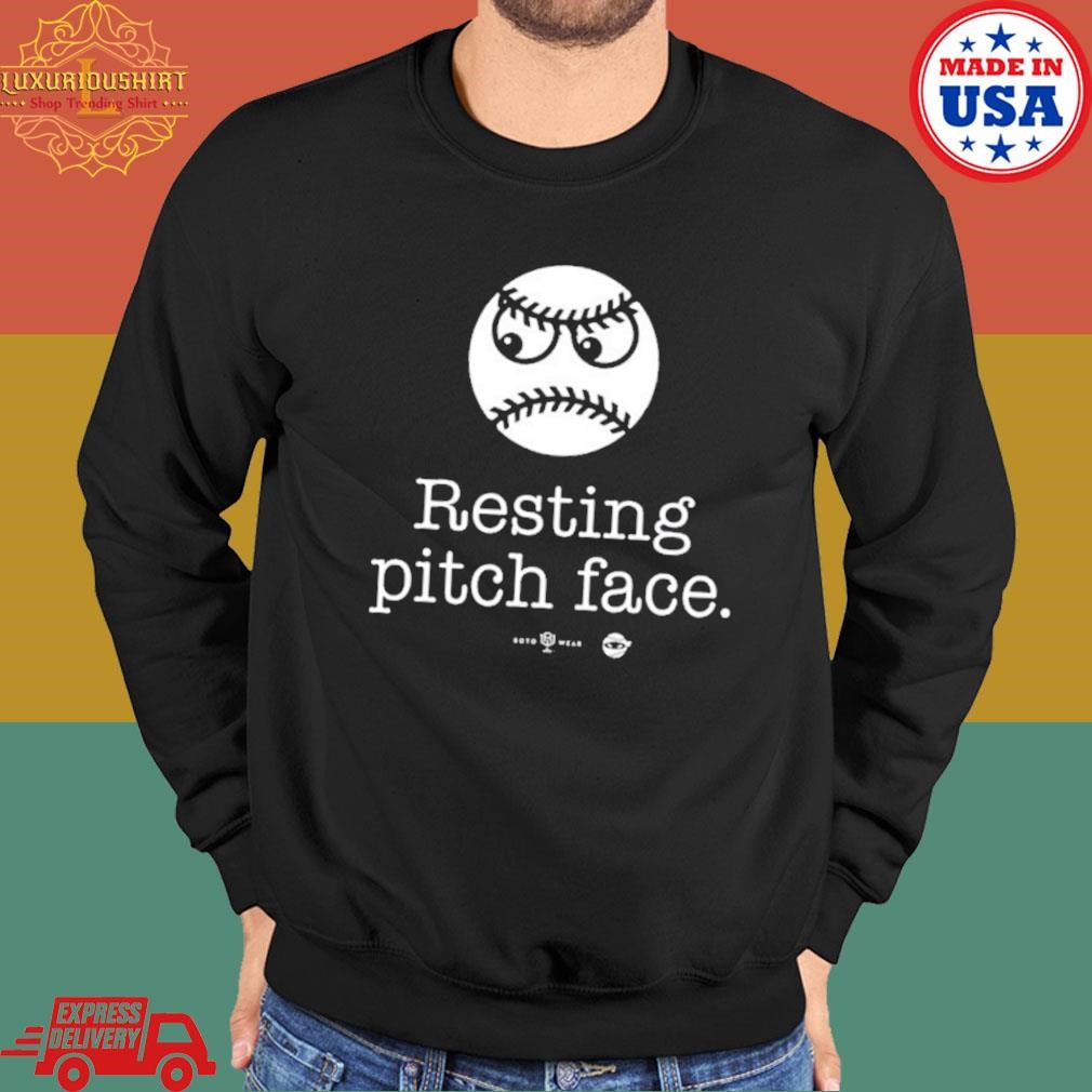 Official Rotowear Resting Pitch Face Shirt, hoodie, tank top, sweater ...