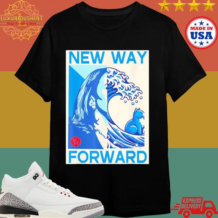 Official A New Way Forward Kamala Harris Forward Cat Blue Wave Harris ...