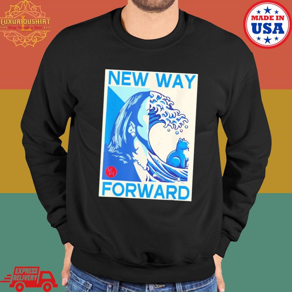 Official A New Way Forward Kamala Harris Forward Cat Blue Wave Harris ...