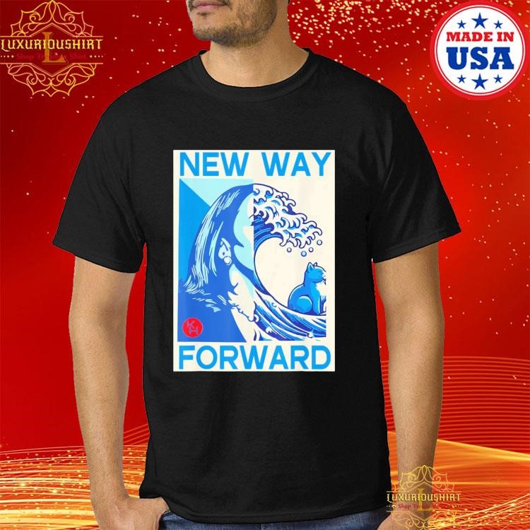 Official A New Way Forward Kamala Harris Forward Cat Blue Wave Harris ...