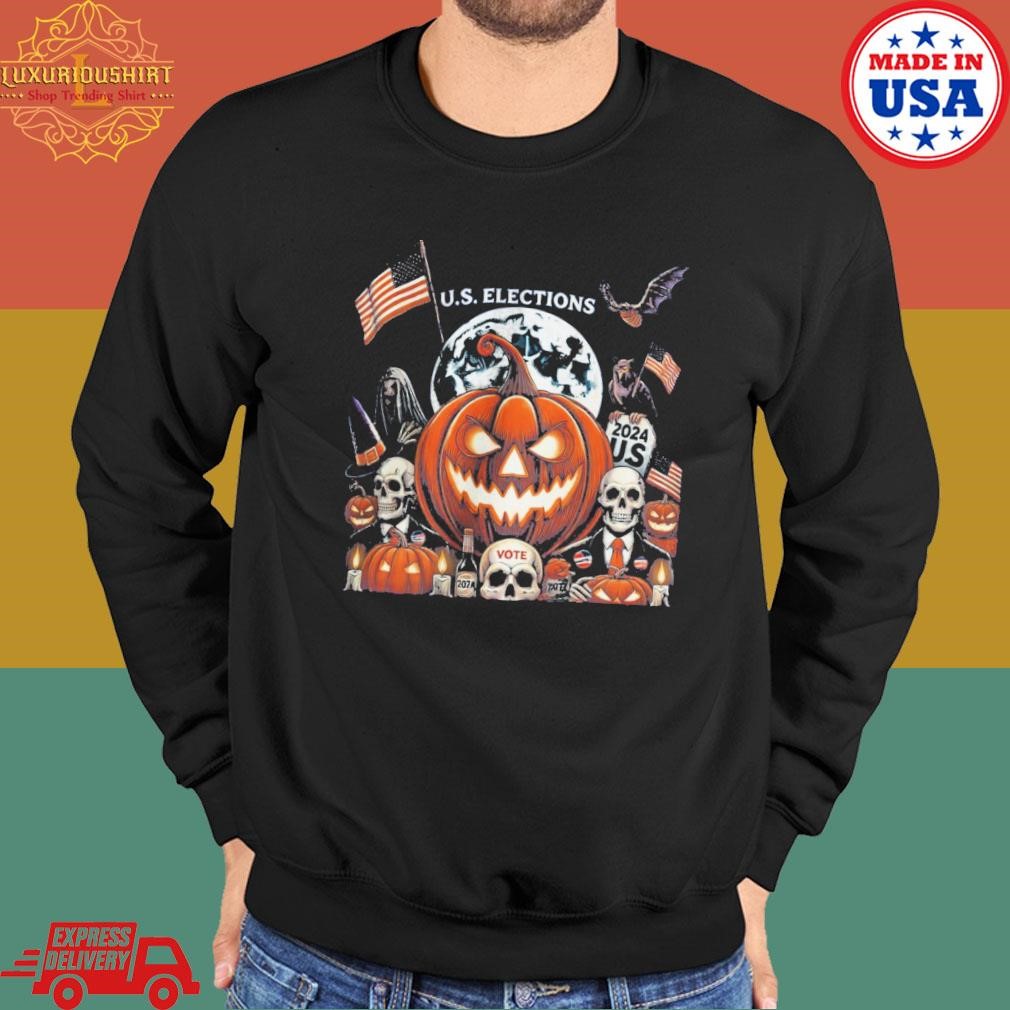 Official Donald Trump Election Skeleton Ghost Bats Pumpkins Us ...