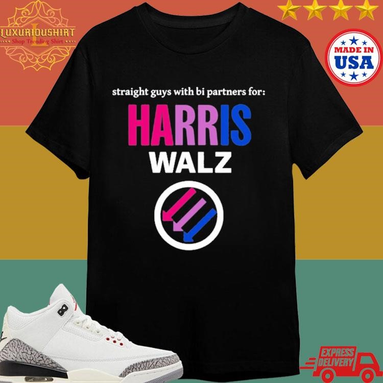 Official Straight Guys With Bi Partners For Harris Walz Shirt, hoodie ...