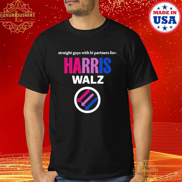 Official Straight Guys With Bi Partners For Harris Walz Shirt, hoodie ...