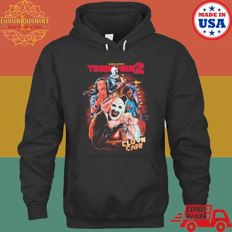 Official Terrifier 2 Clown Cafe Shirt, hoodie, tank top, sweater and ...